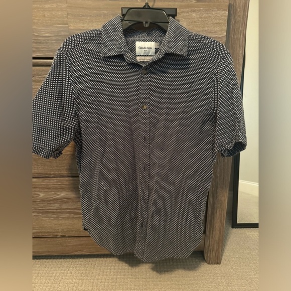 Goodfellow & Co | Shirts | Goodfellow Co Black And White Casual Button ...